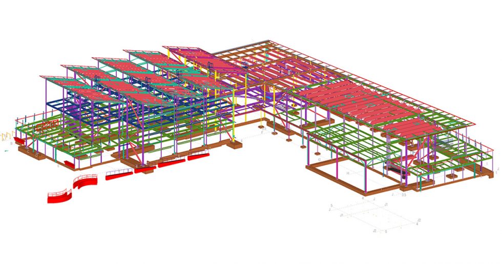 Steel Detailing Structural Steel Drafting and Design by TDS Industrial ...