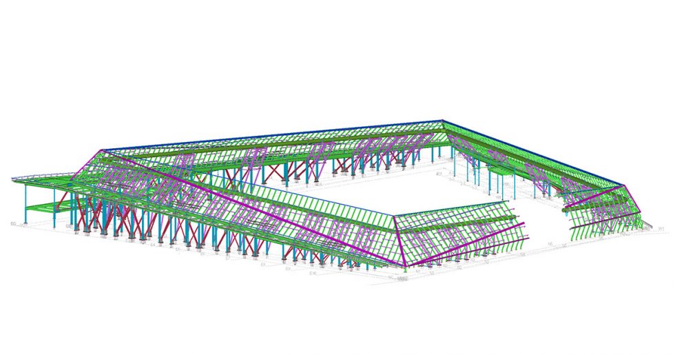 Steel Detailing Structural Steel Drafting and Design by TDS Industrial ...